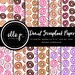 Donut Scrapbook Digital Paper Set / Digital Scrapbook Paper ...