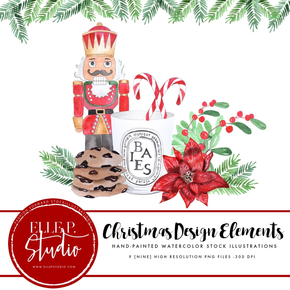 Christmas Themed Clipart Bundle Nutcracker / Holiday Themed - Etsy