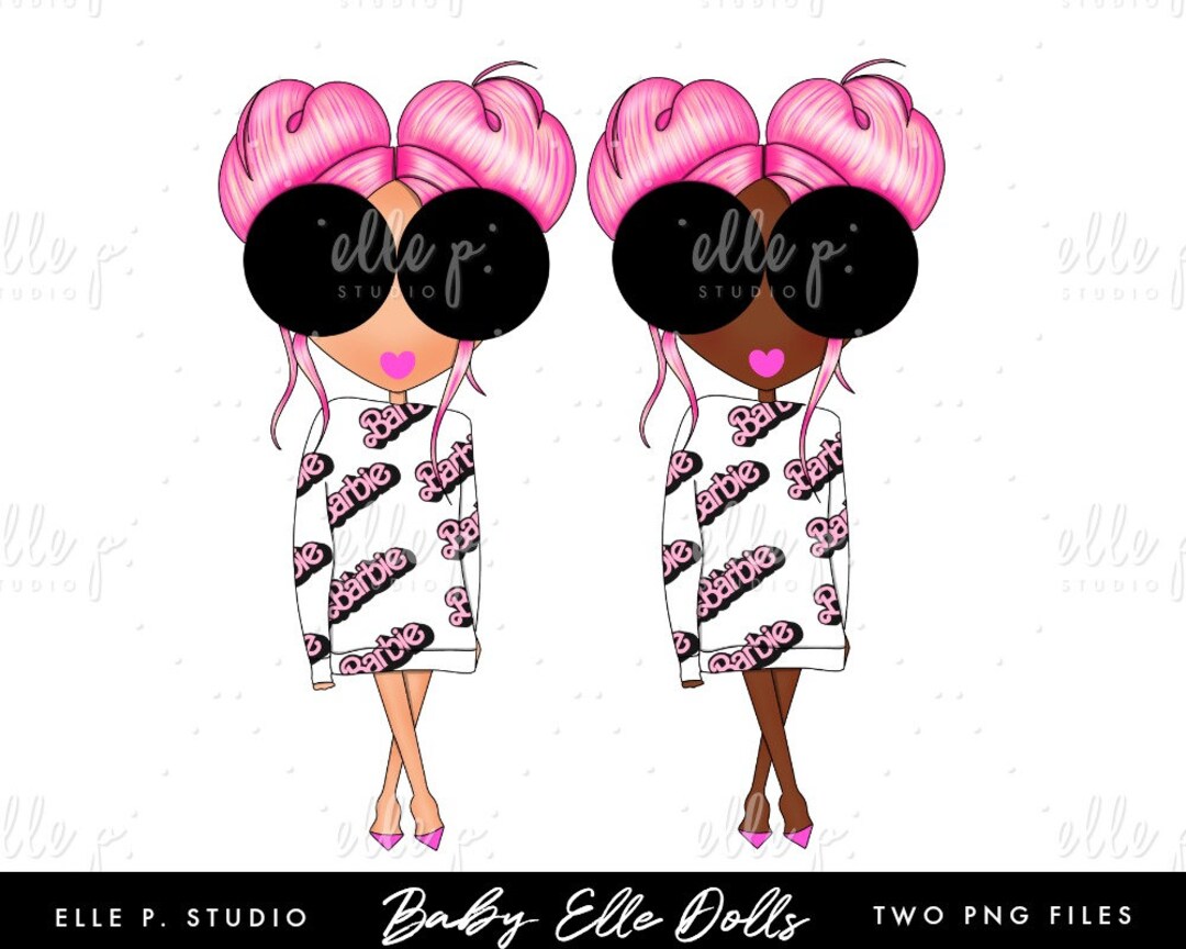 Barbie Baby Elle Dolls / Girl Clipart/ Patriotic Girl Illustration ...