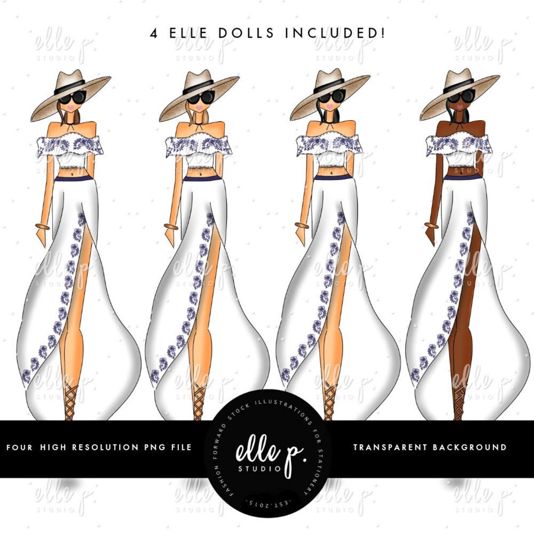 Greek Goddess Elle Dolls - Elle P. Dolls - Girl Clipart / Summer ...