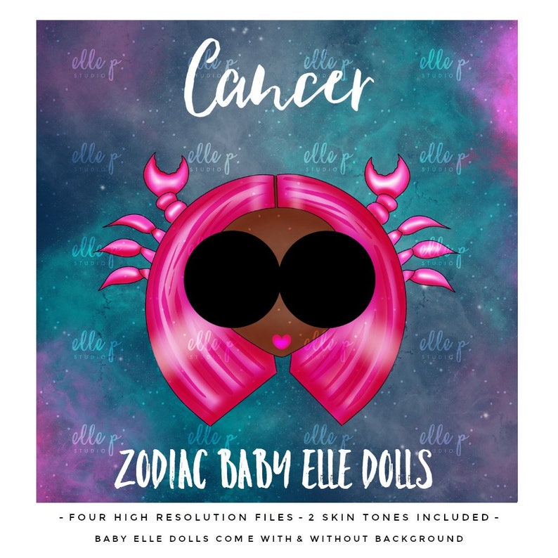 Cancer Sign Baby Elle Doll | Zodiac Baby Elle Dolls - Zodiac Clipart ...