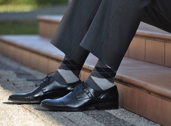 Gray dress socks store