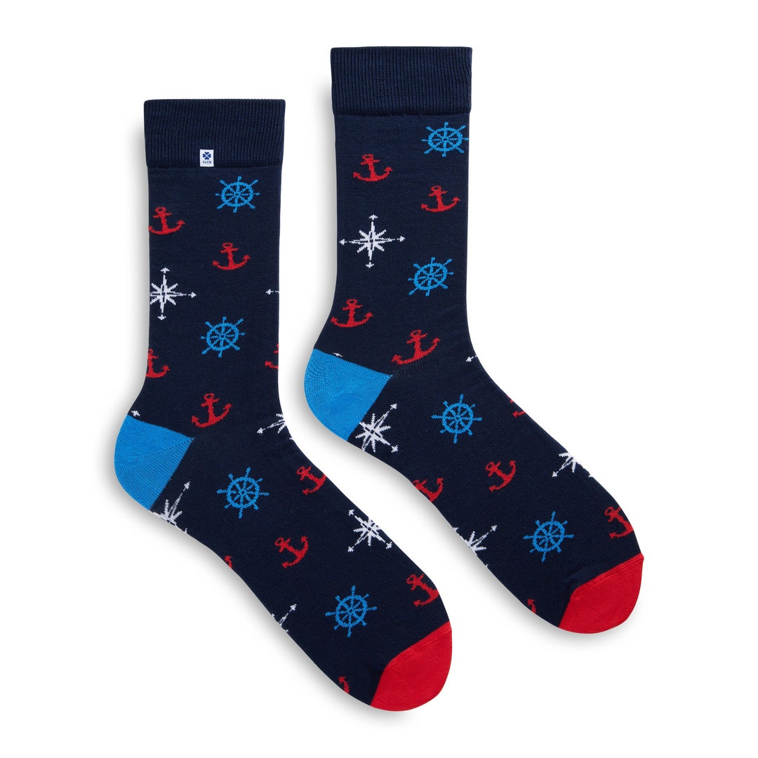 Seavibe™ Socks - Dive Into Colorful Comfort With Anchors and Sea Motifs ...