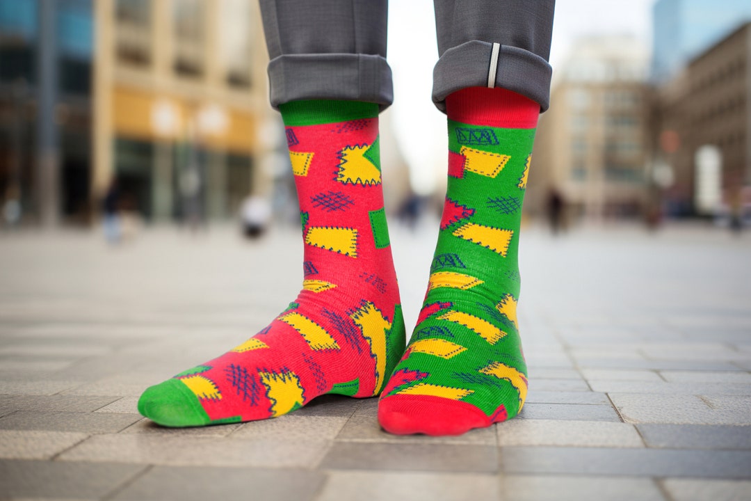 Vagabond Mismatched Socks With Patches - Etsy