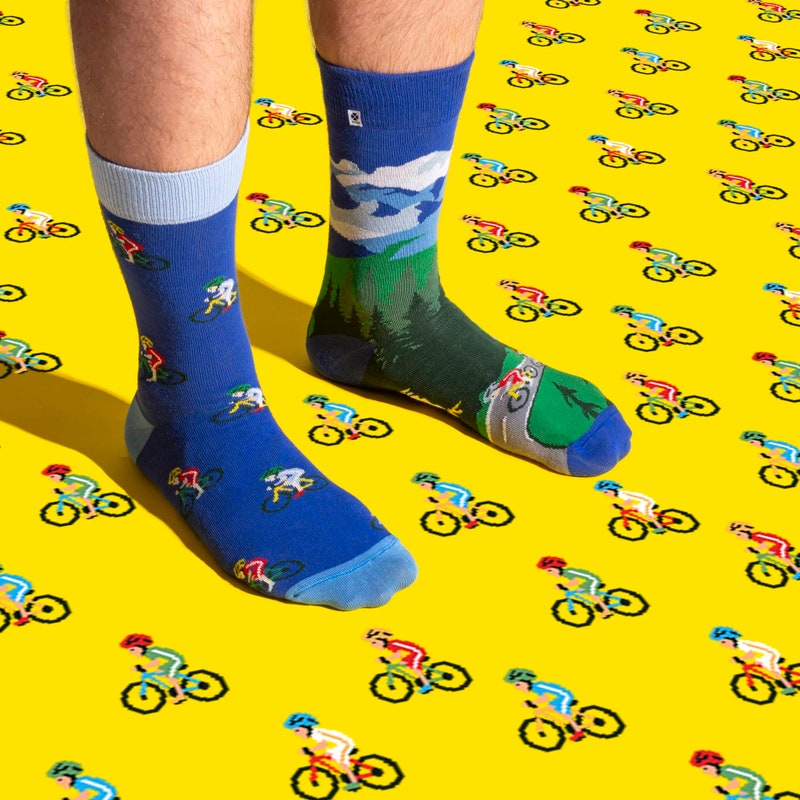 Funny Cycling Socks - Etsy