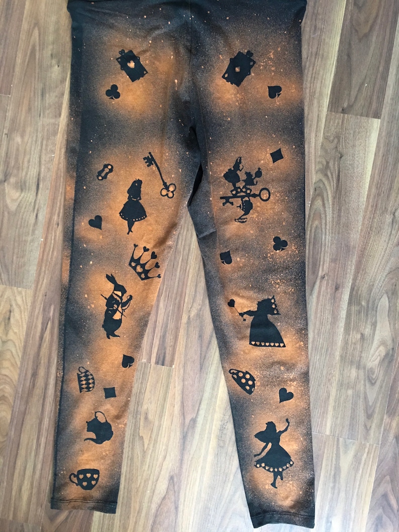 Double Sided Alice In Wonderland Bleach Print Womens Etsy