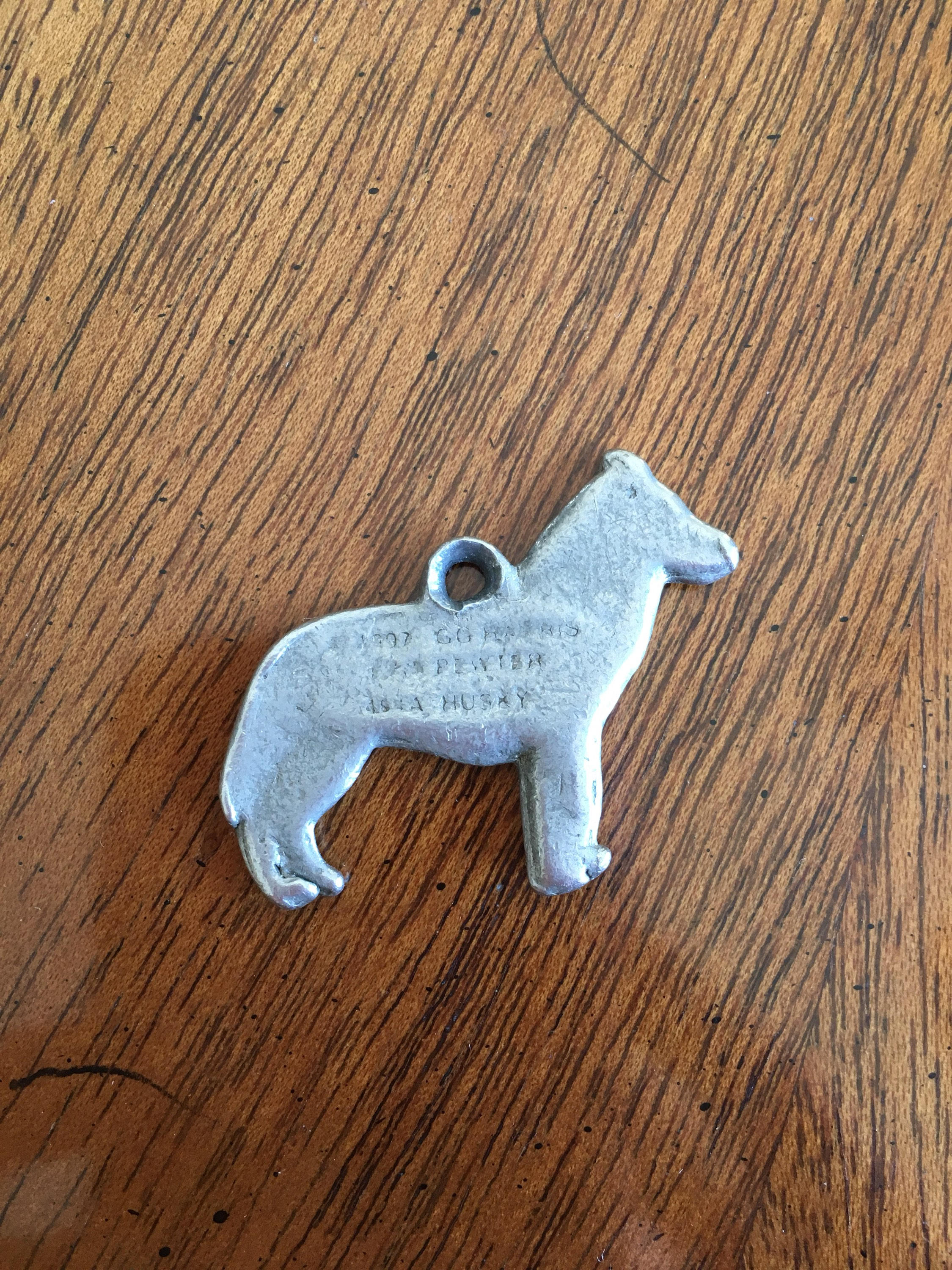 Husky Pewter Husky Husky Charm Husky Key Chain Charm - Etsy España