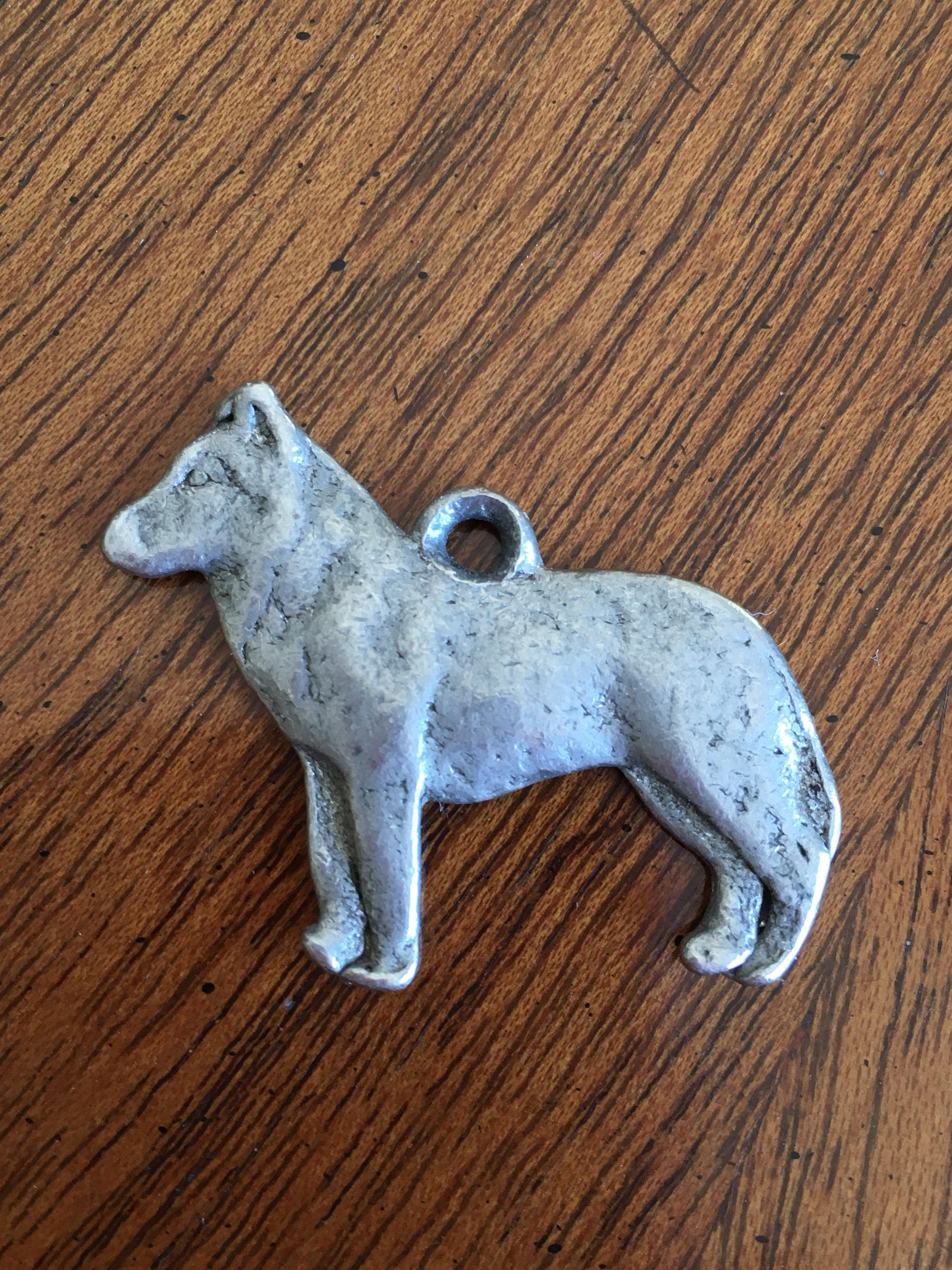 Husky Pewter Husky Husky Charm Husky Key Chain Charm - Etsy España