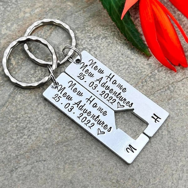 Couples First Home Keyring - Etsy