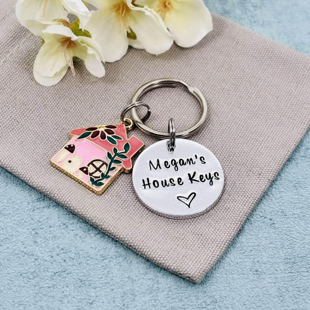 Personalised House Keys Keyring, First Home Gift - Etsy UK