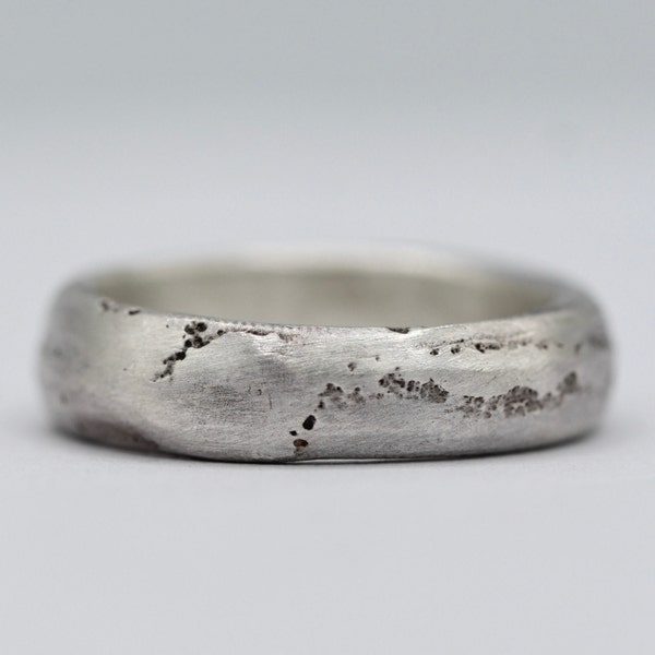 Cast Silver Ring - Etsy
