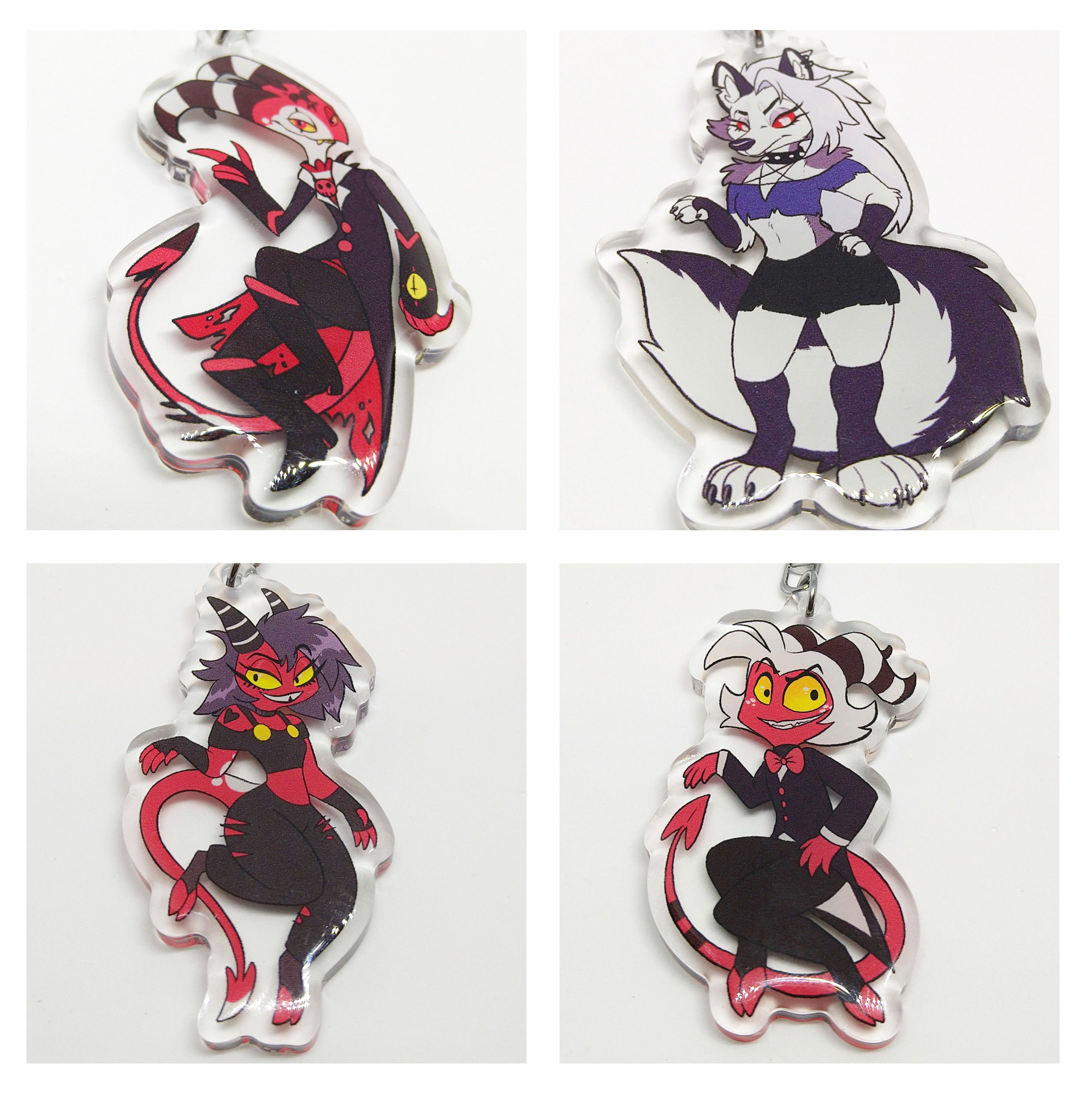 Helluva Boss: Moxie Acrylic Charm | Etsy