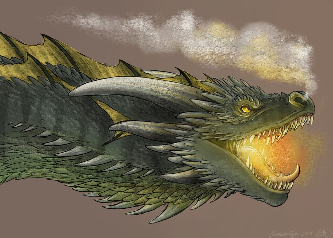 Drogon Viserion Rhaegal: Game of Thrones Dragons Wall Art - Etsy France