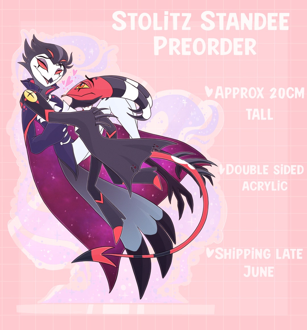 Stolitz: Reserva de standee acrílico de luna llena - Etsy México