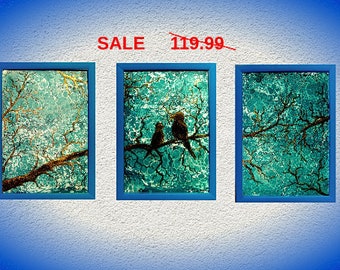 Bird painting set | Etsy