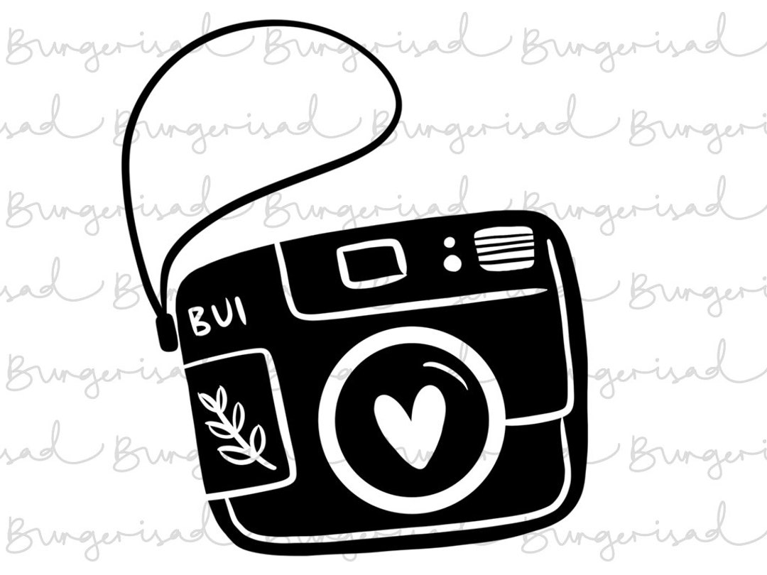 Retro Camera Vector / Svg Png Dxf Eps Pdf Ai / Cricut Glowforge ...
