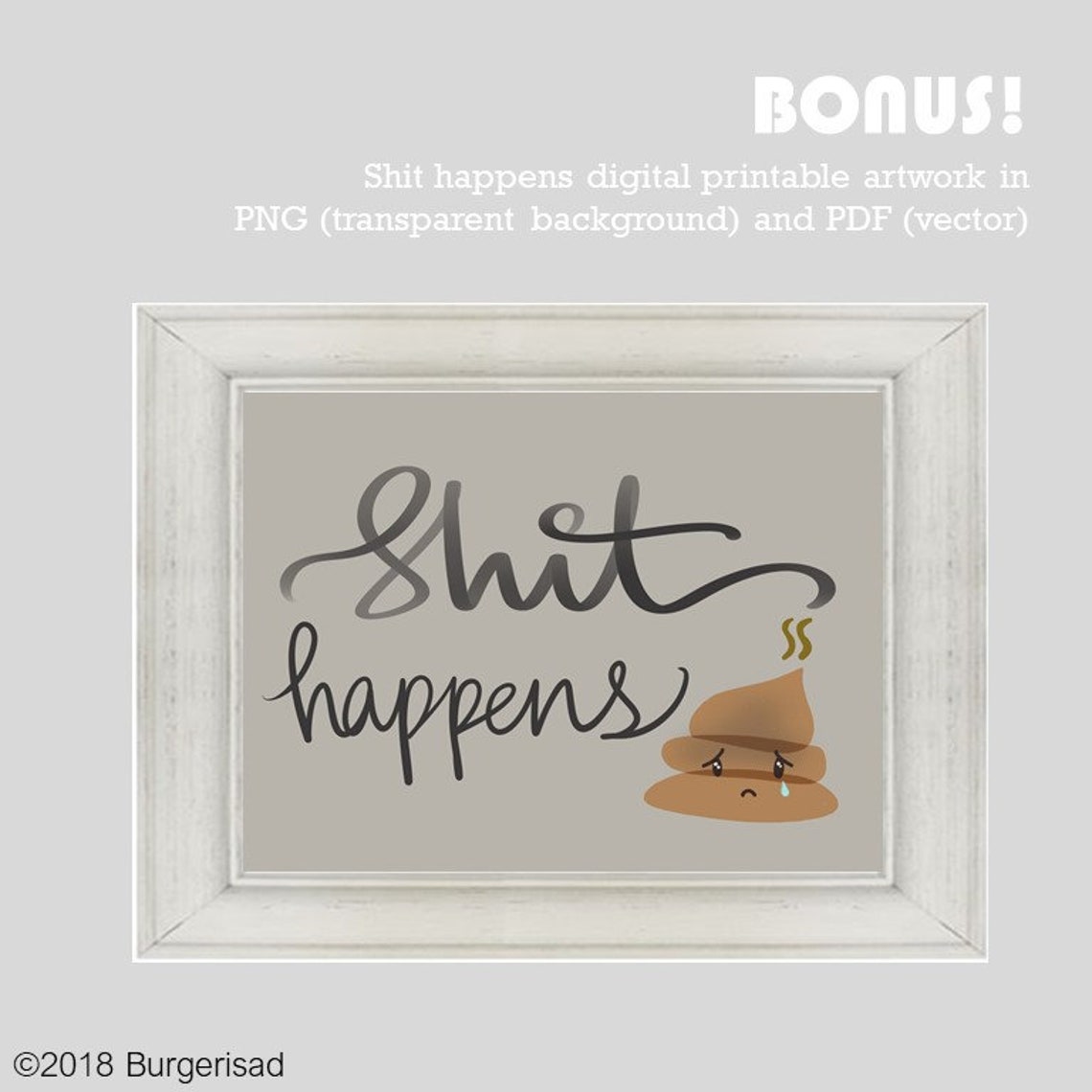 Shit Digital Clipart/ Planner Clip Art/ Emo Shit/ Happy Shit/ | Etsy