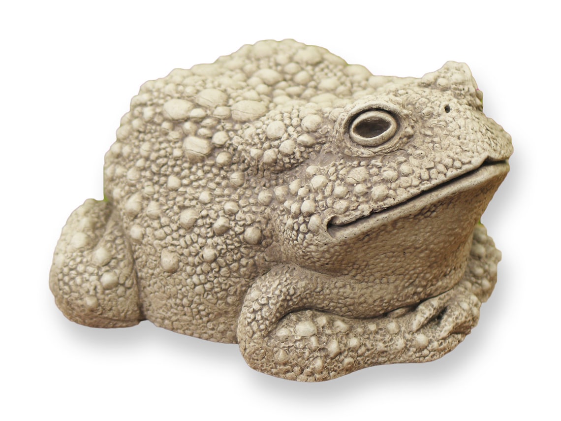 Toad Statue Stone for Home & Garden Toad Art Sculpture Toad - Etsy