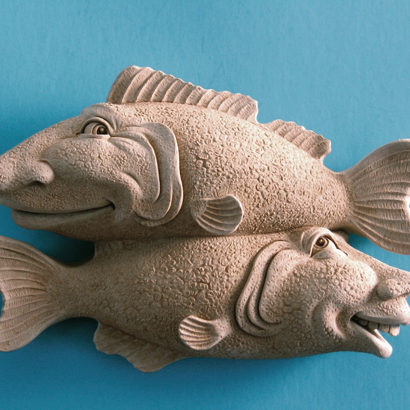 Fish Sculpture Wall Art - Etsy
