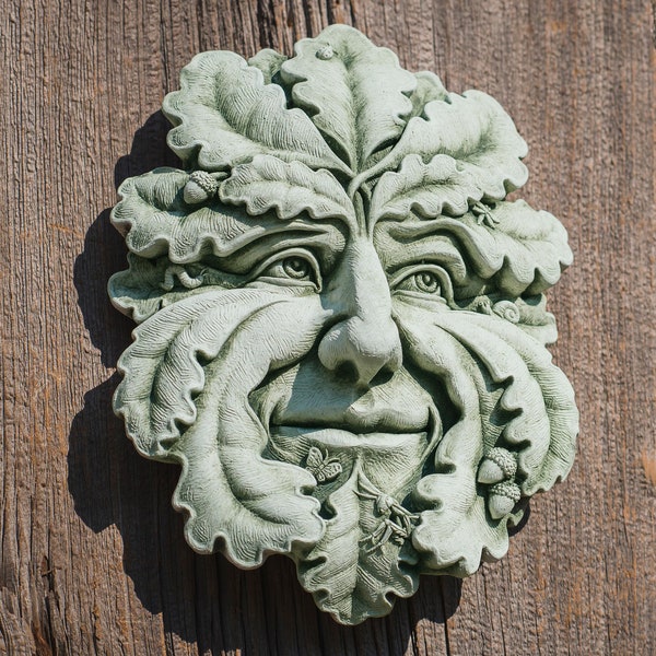 Green Man Face - Etsy