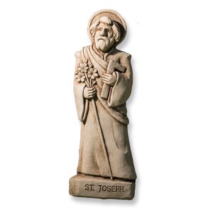 Saint Joseph Stone Statue: Patron Saint of Fathers, Workers, Carpenters ...