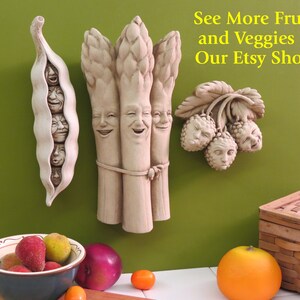 Cherries Art Decor, Cherry Stone Sculpture, Cherries With Faces ...