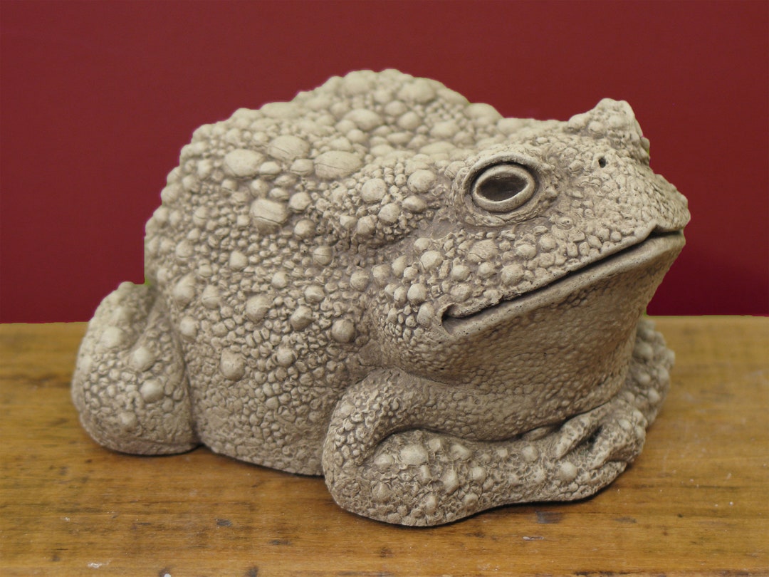 Toad Statue Stone for Home & Garden, Toad Art Sculpture, Toad and Frog ...
