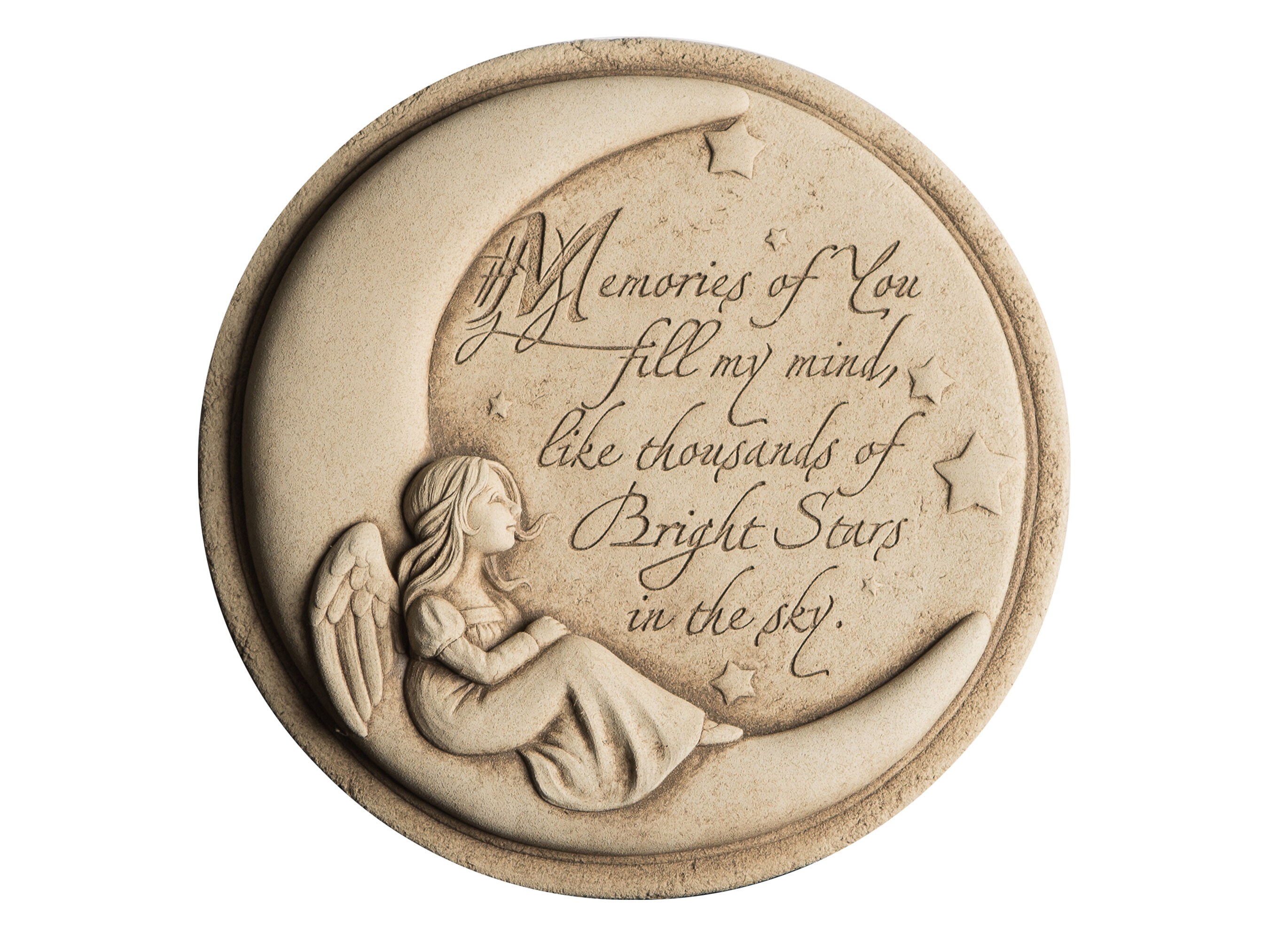 Angel Memorial Plaque Sympathy Angel Stone Memorial Gift for - Etsy