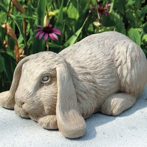 Large Rabbit Statue for the Garden or Home, Rabbit Figurine for Easter ...