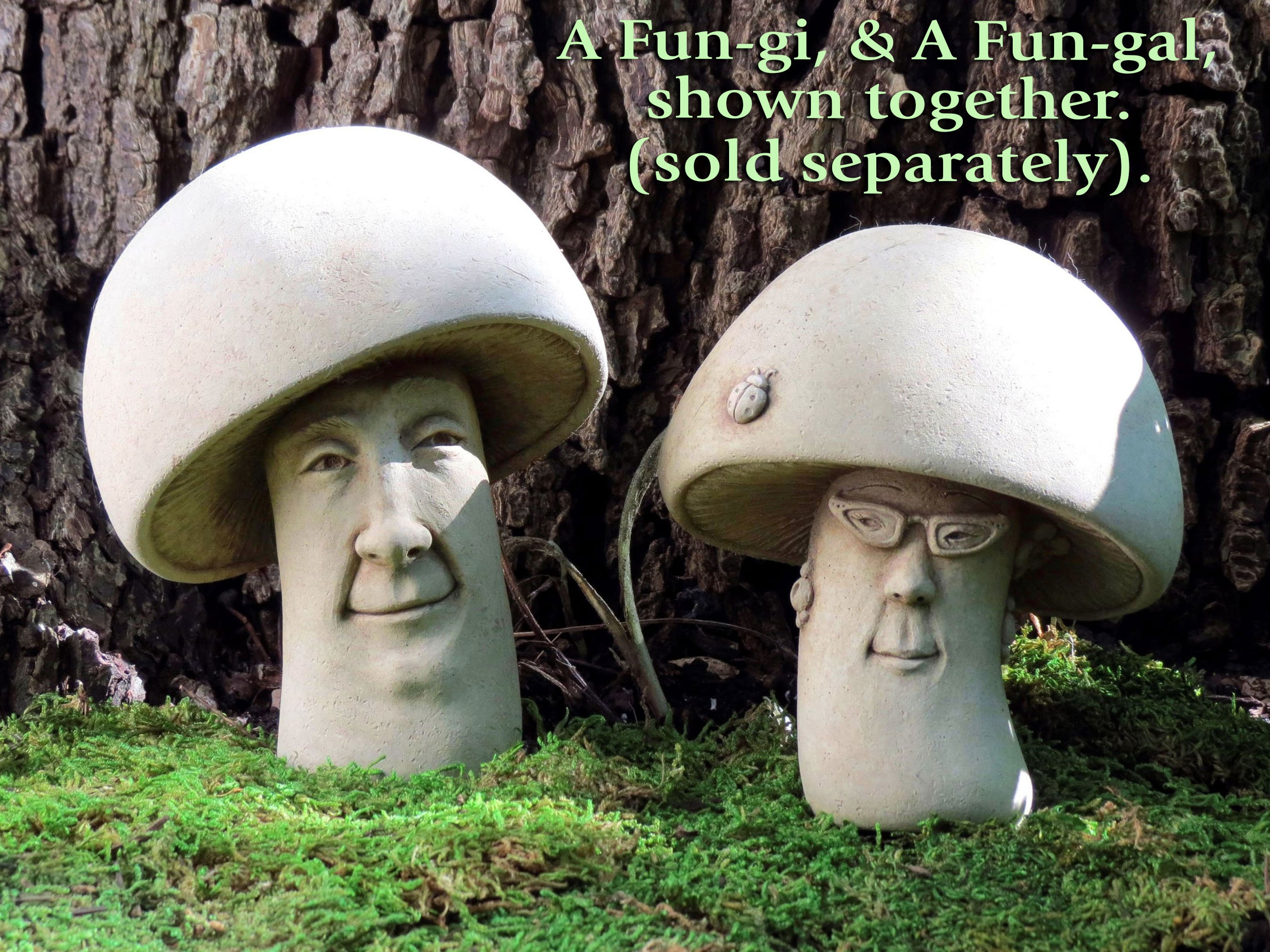 Mushroom Decor, Toadstool Sculpture for Home & Garden, Mushroom With ...