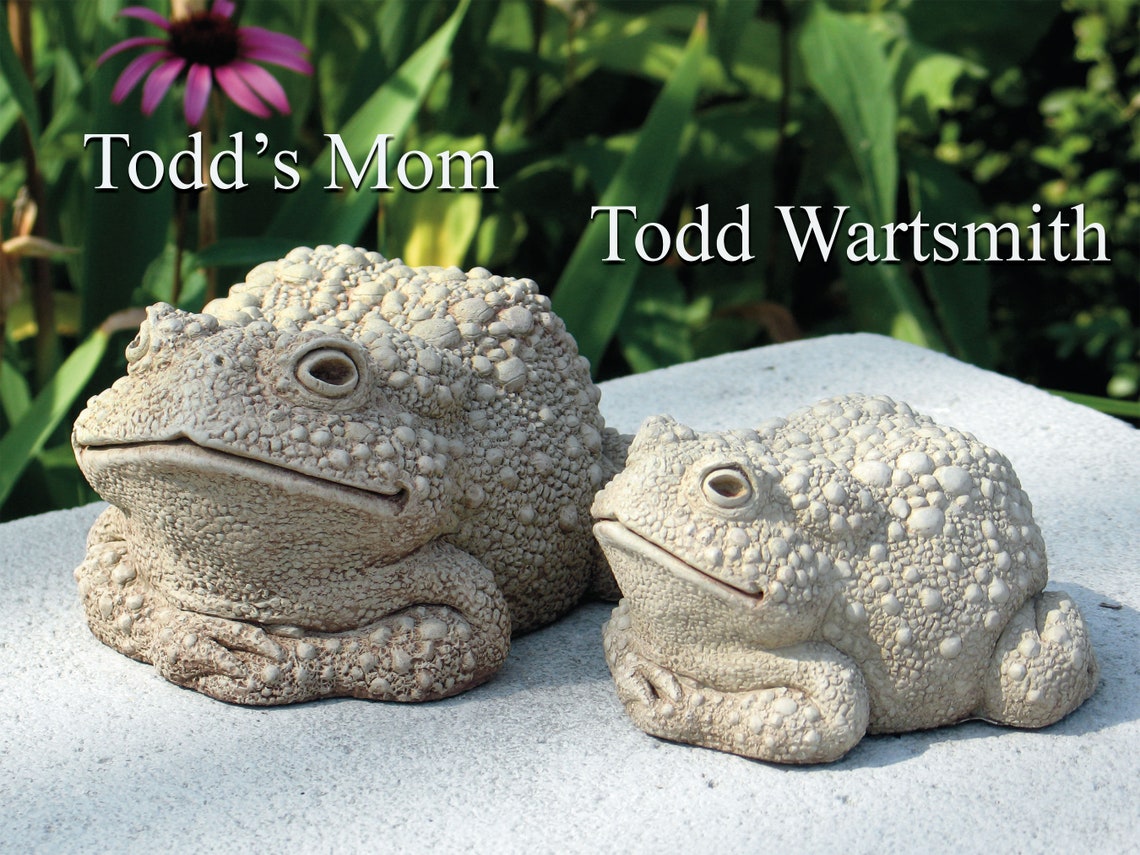 Toad Stone Sculpture Animal Sculpture Toad Art Frog Decor - Etsy