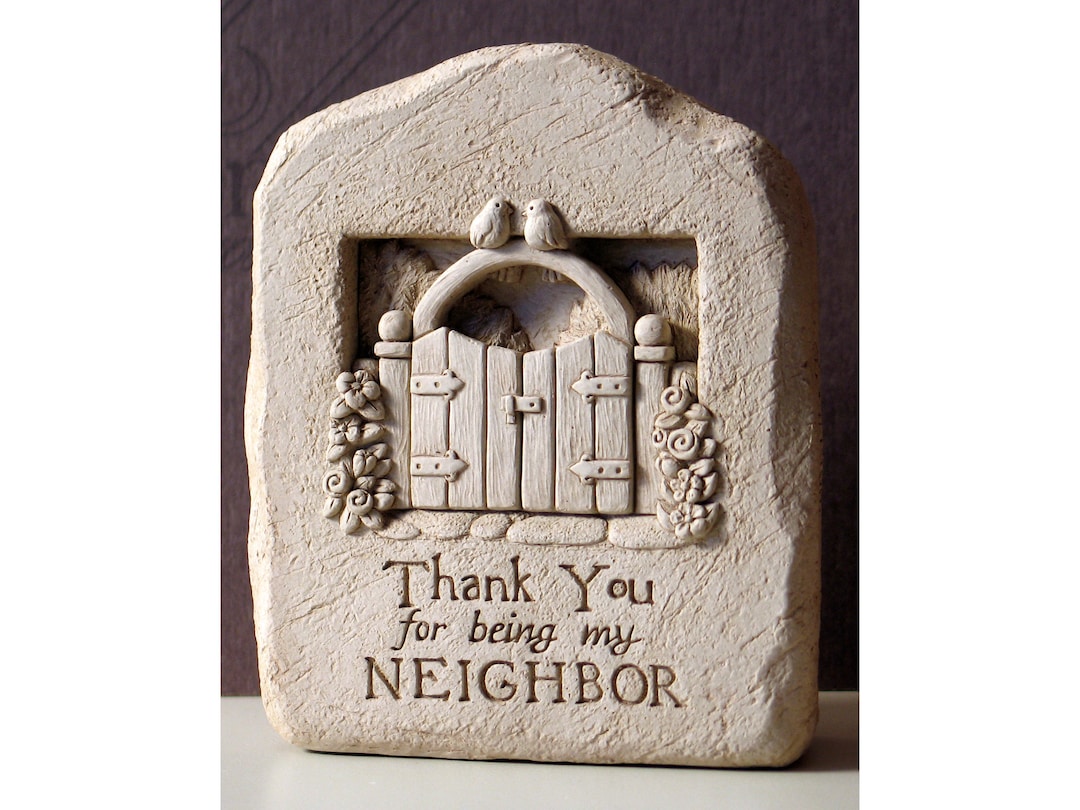 Thank You Gift for a Neighbor, Thank You Neighbor Stone, Small Stone ...