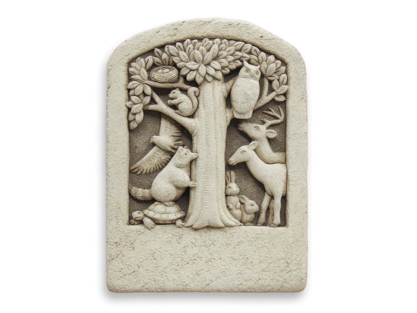 Woodland Animal Plaque for Home & Garden, Woodland Animals, Stone ...
