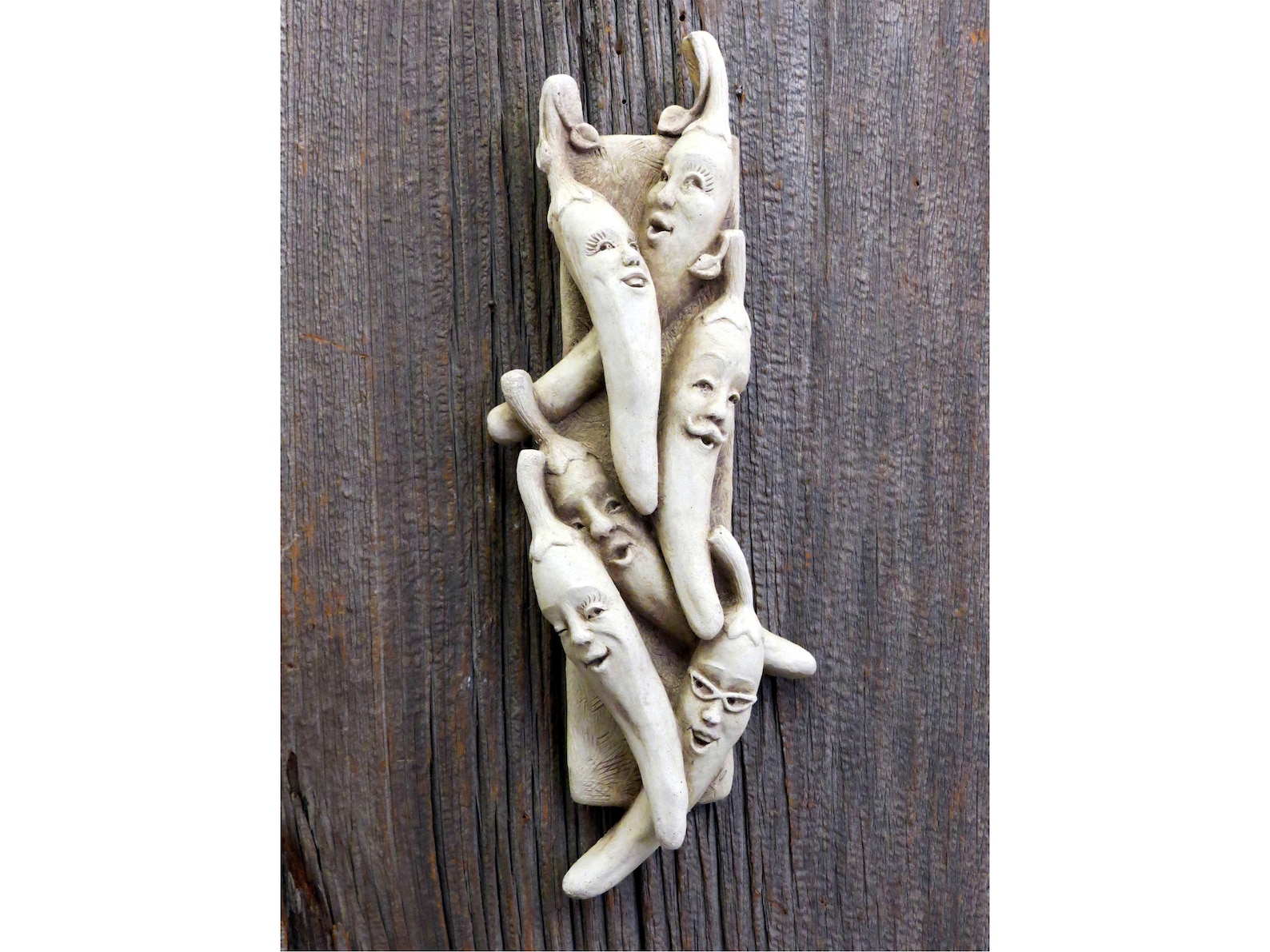 Chili Pepper Stone Sculpture for Home & Garden, Chili Peppers Ornament ...