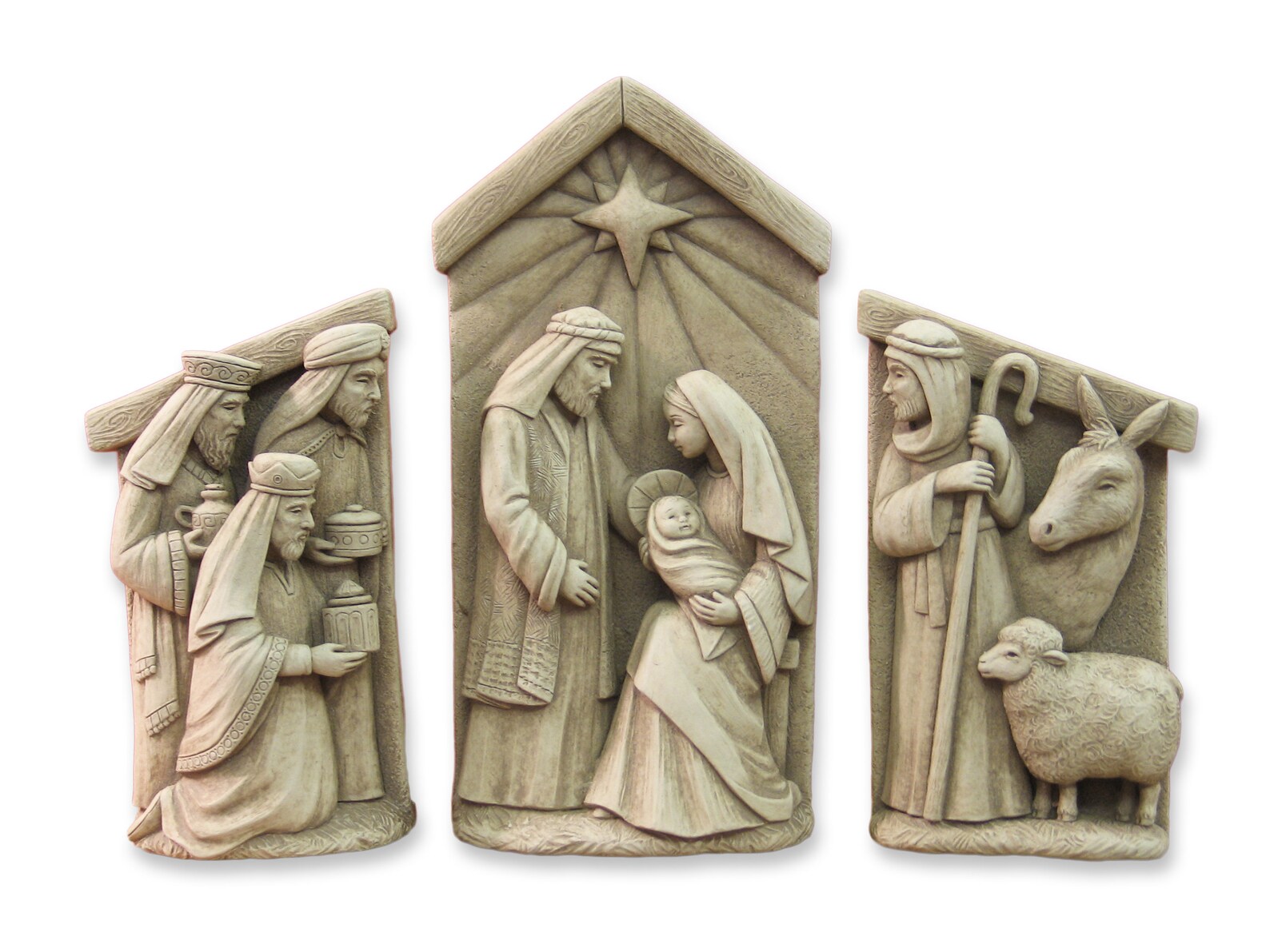 Holy Family Nativity Set, Holy Family Nativity Stone Sculpture for Home ...