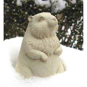Groundhog Statue for the Garden or Home, Cute Groundhog Day Gift ...