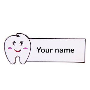Dental Name Tag, Dental Badge, Gift for Dentist, Dental Nurse, Dental ...