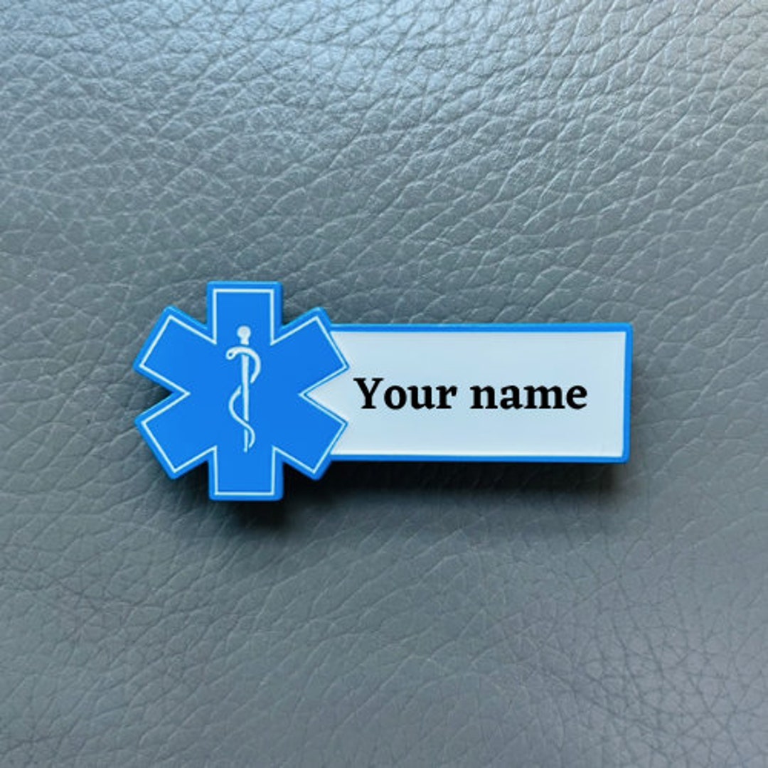 Name Tag, Personalised Medical Name Tag, Gift for Nurse, Personalised ...