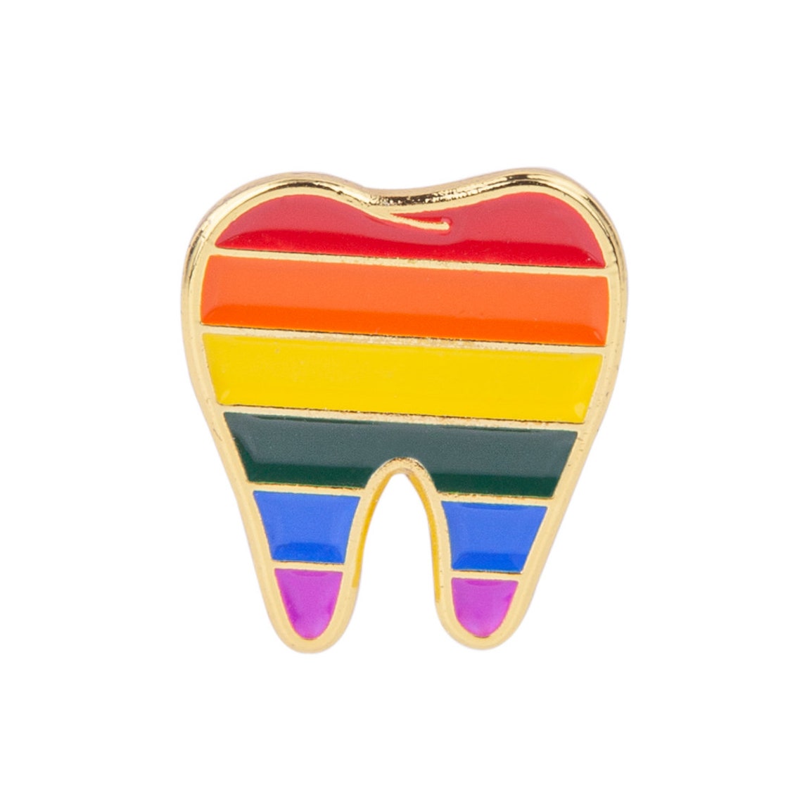 Rainbow Tooth Pin Pride Dental Bagde Dental Gift LGBTQ | Etsy
