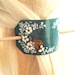Leather Stick Barrettes, Leather Hair Barrettes, Stick Barrette, Hair ...
