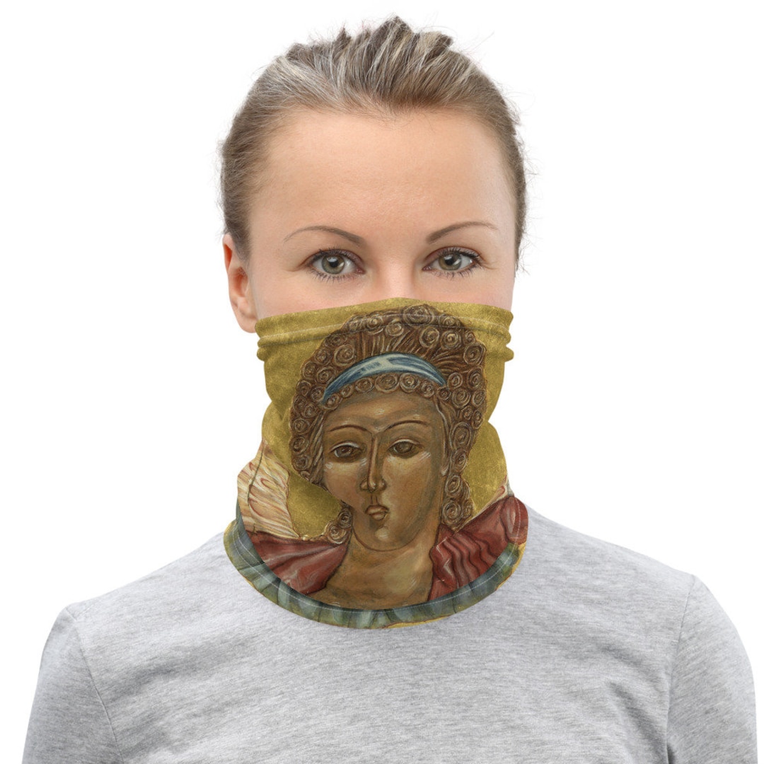 St Archangel Raphael Neck Gaiter, Guardian Angel Full Face Mask, Face ...