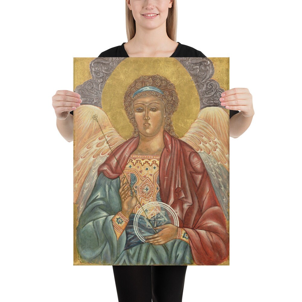 Raphael Archangel Canvas Print, Guardian Angel Wall Art Canvas ...