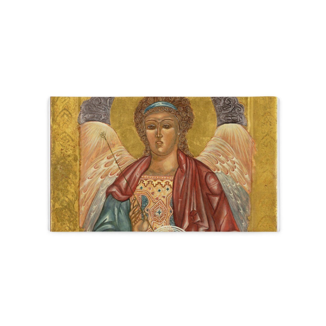 Archangel Raphael Throw Pillow Case, Guardian Angel Decorative Pillow ...