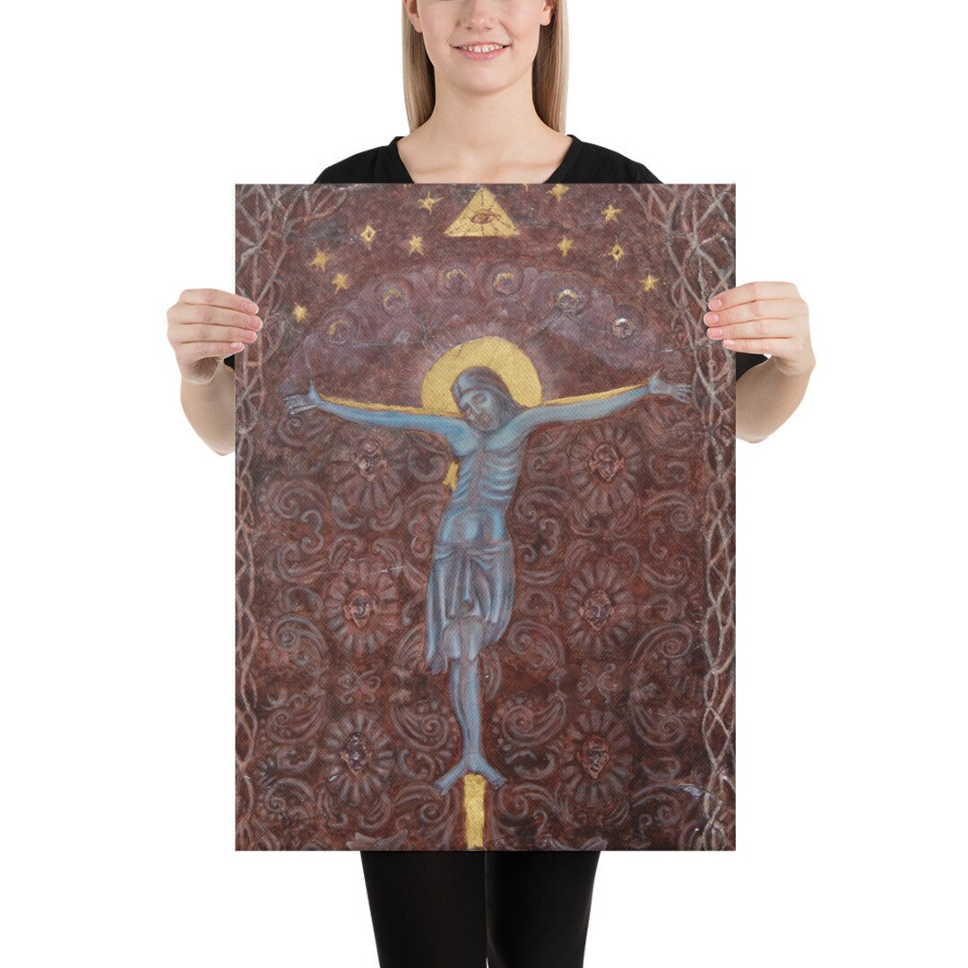 Seven Deadly Sins Jesus Canvas Print, Christian Religious Wall Art ...