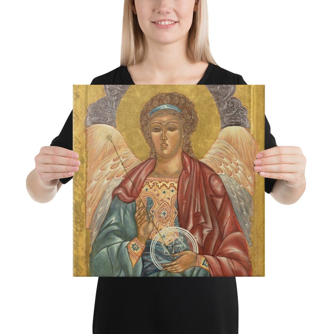 Raphael Archangel Canvas Print, Guardian Angel Wall Art Canvas ...