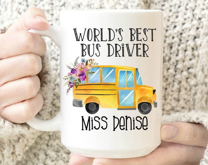 World's Best Bus Driver Bus Driver Gift Christmas Gift Back to School ...