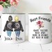Long Distance Friendship Best Friends Coffee Mug State to | Etsy