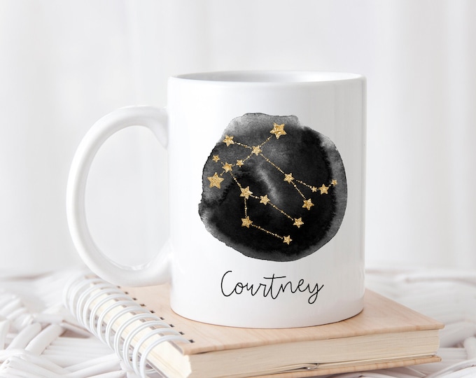 Astrology Coffee Mug, Star Sign Constellation Mug, Zodiac Gift Idea ...