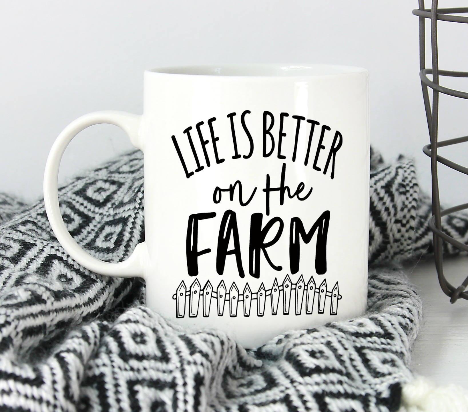 Life Is Better On The Farm Coffee Mug Gift For Farmer | Etsy