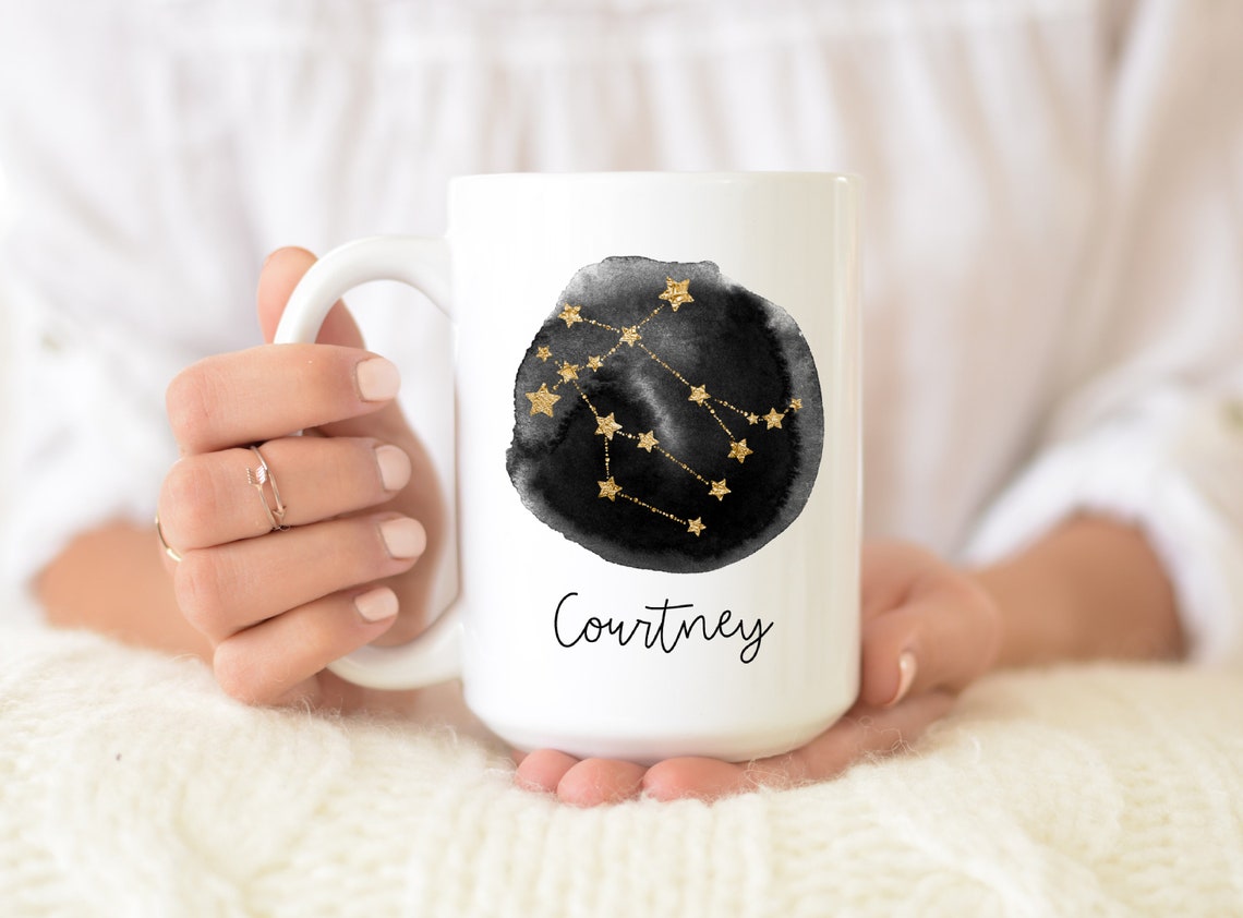 Astrology Coffee Mug Star Sign Constellation Mug Zodiac Gift - Etsy